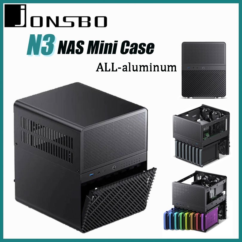 Jonsbo N3 Aluminium Mini NAS เคสคอมพิวเตอร์ขนาดเล็ก ITX Host Black | Shopee Thailand