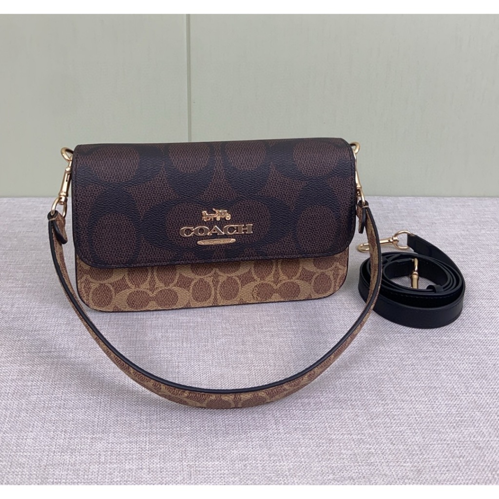 ของแท้ 100% COACH Female Bag New Classic Underarm Bag Brynn Shoulder ...