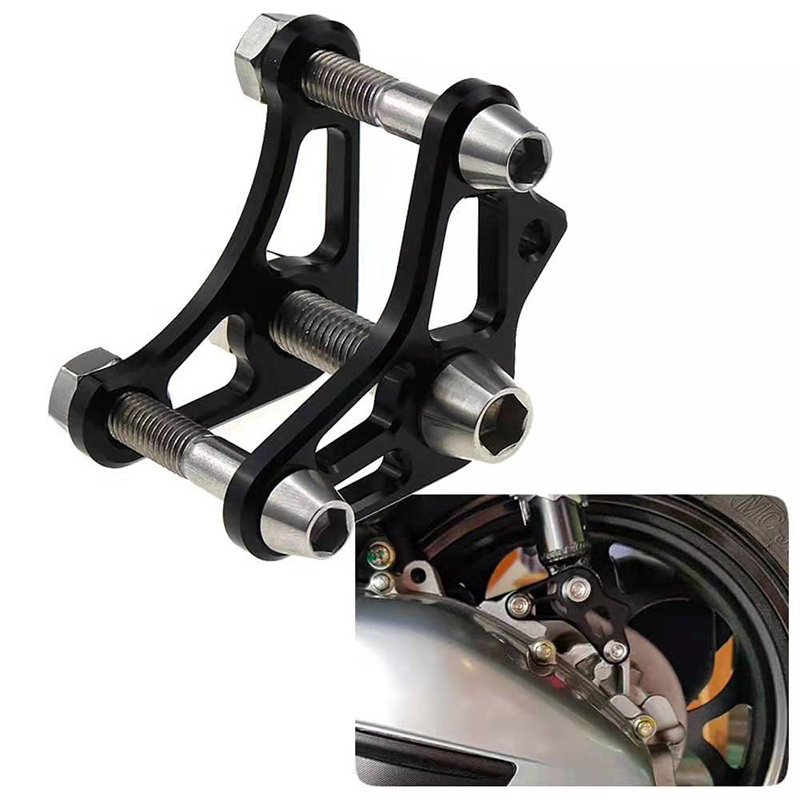 เหมาะสําหรับ VESPA Spring Sprint 150 โช้คอัพหลังสีดําดัดแปลงวงเล็บล่าง ...