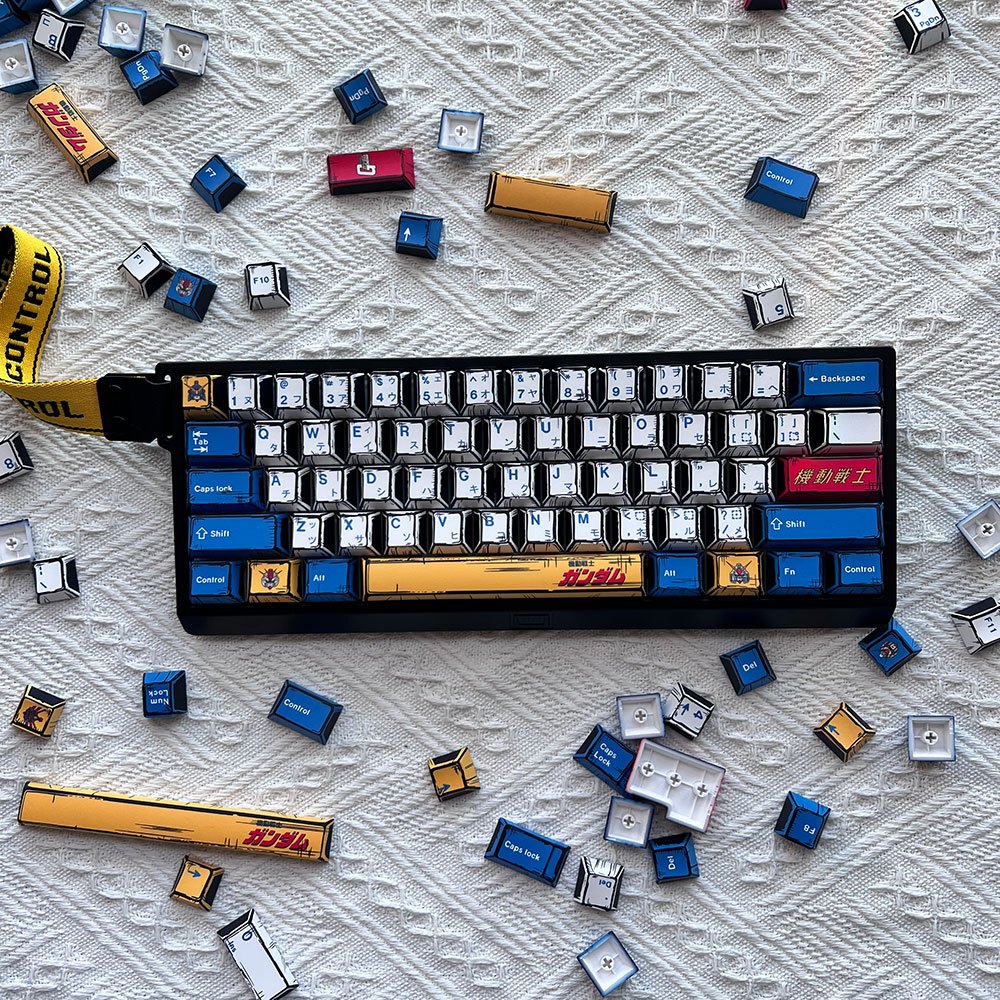 Comic style keycap PBT cherry profile 151keys Dye-sub keycaps | Shopee ...