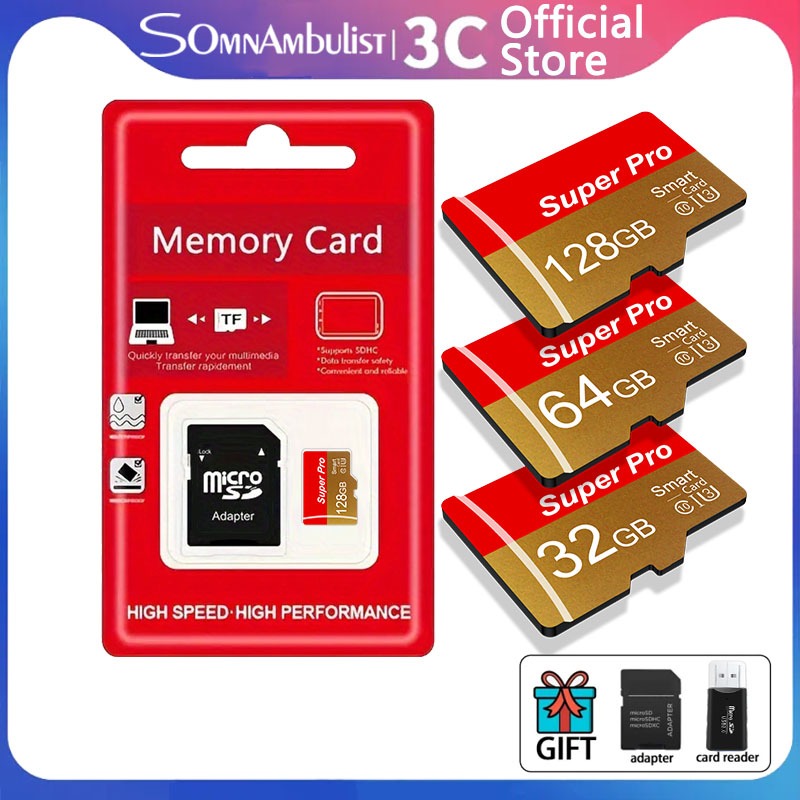 100% Original Memory Card 128GB 64GB 32GB ความเร็วสูง Classe 10 กล้อง ...