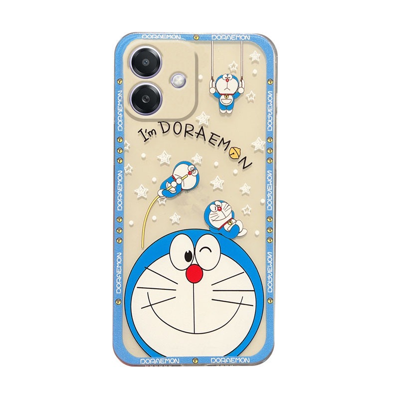 การ์ตูนdoraemonกันกระแทกสําหรับoppo A5 Pro 5G A3X A3 Pro 5G A60 A79 A18 A38 A58 A98 A78 A17 A17k ...