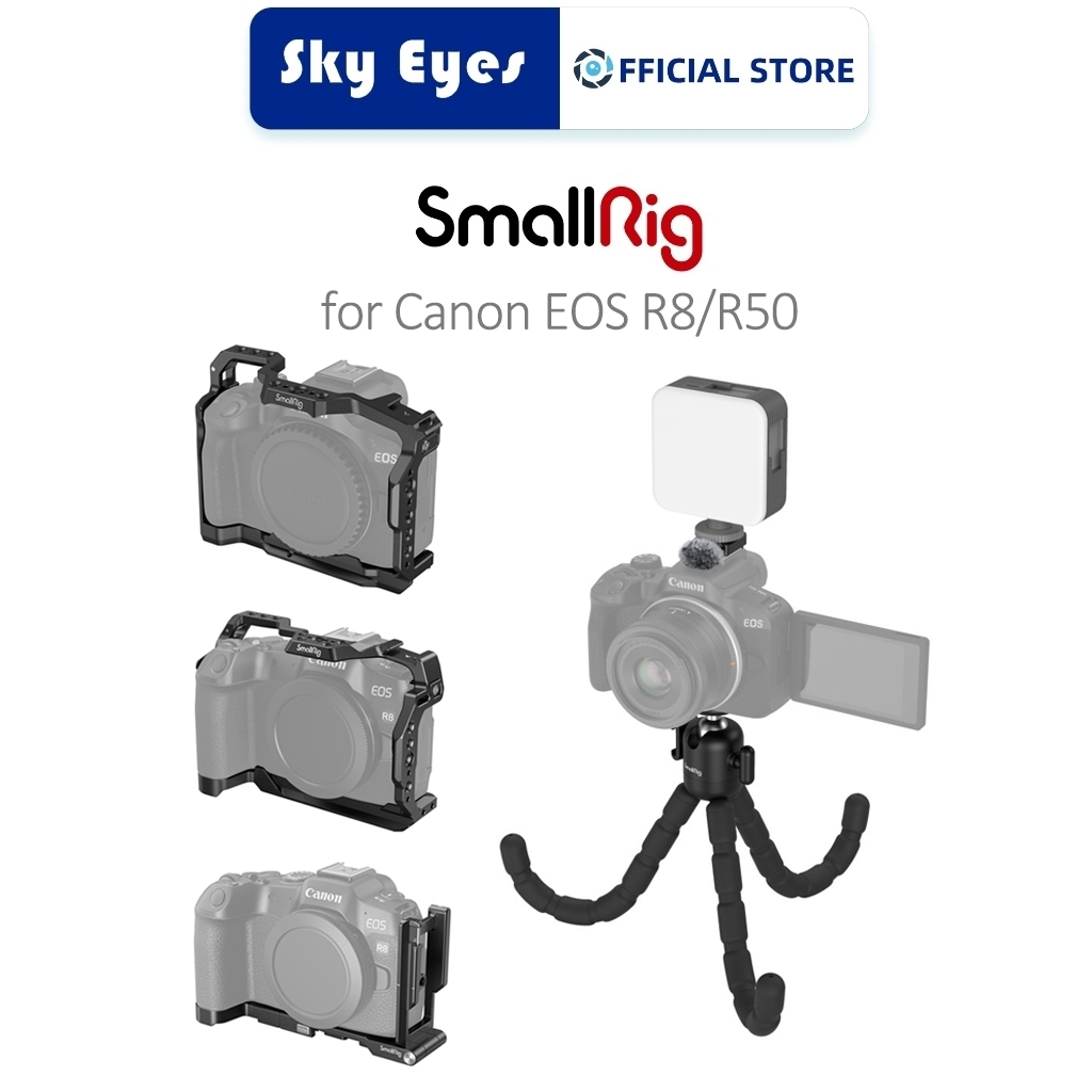Smallrig Canon EOS R8/R50 อุปกรณ์เสริมCage/L-Bracket/Vlogging ขาตั้ง ...
