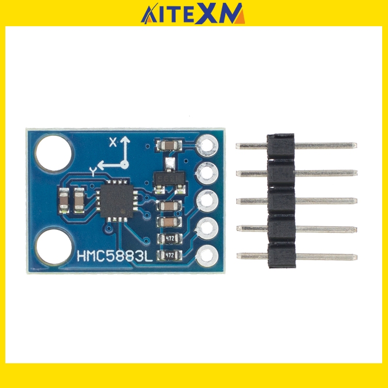 Gy-273 QMC5883L โมดูล Triple แกนเข็มทิศ Magnetometer Sensor 3V-5V ...
