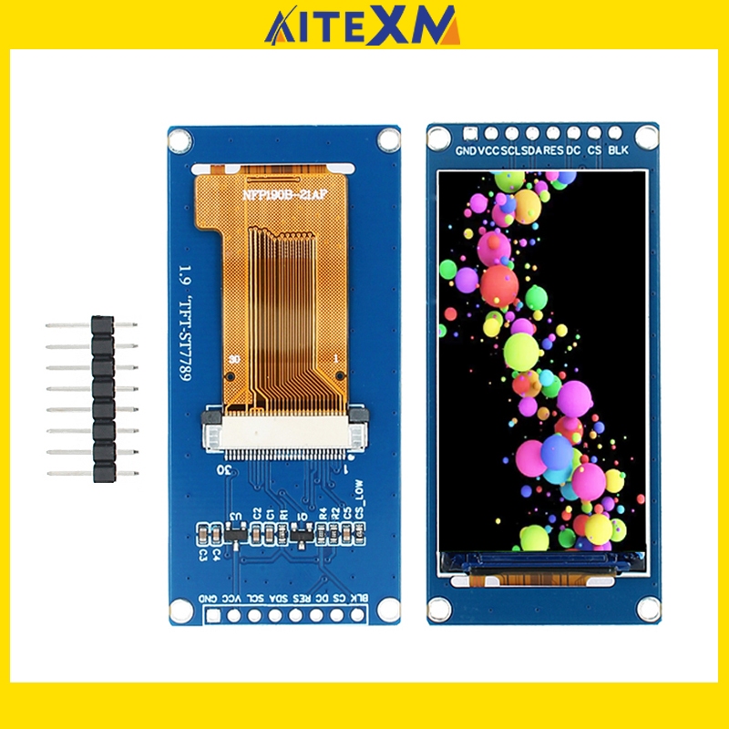1.9 นิ้ว IPS Full Angle TFT Display ST7789V หน้าจอ LCD จอแสดงผลสีโมดูล ... 1.9 นิ้ว IPS Full Angle TFT Display ST7789V หน้าจอ LCD จอแสดงผลสีโมดูล ...
