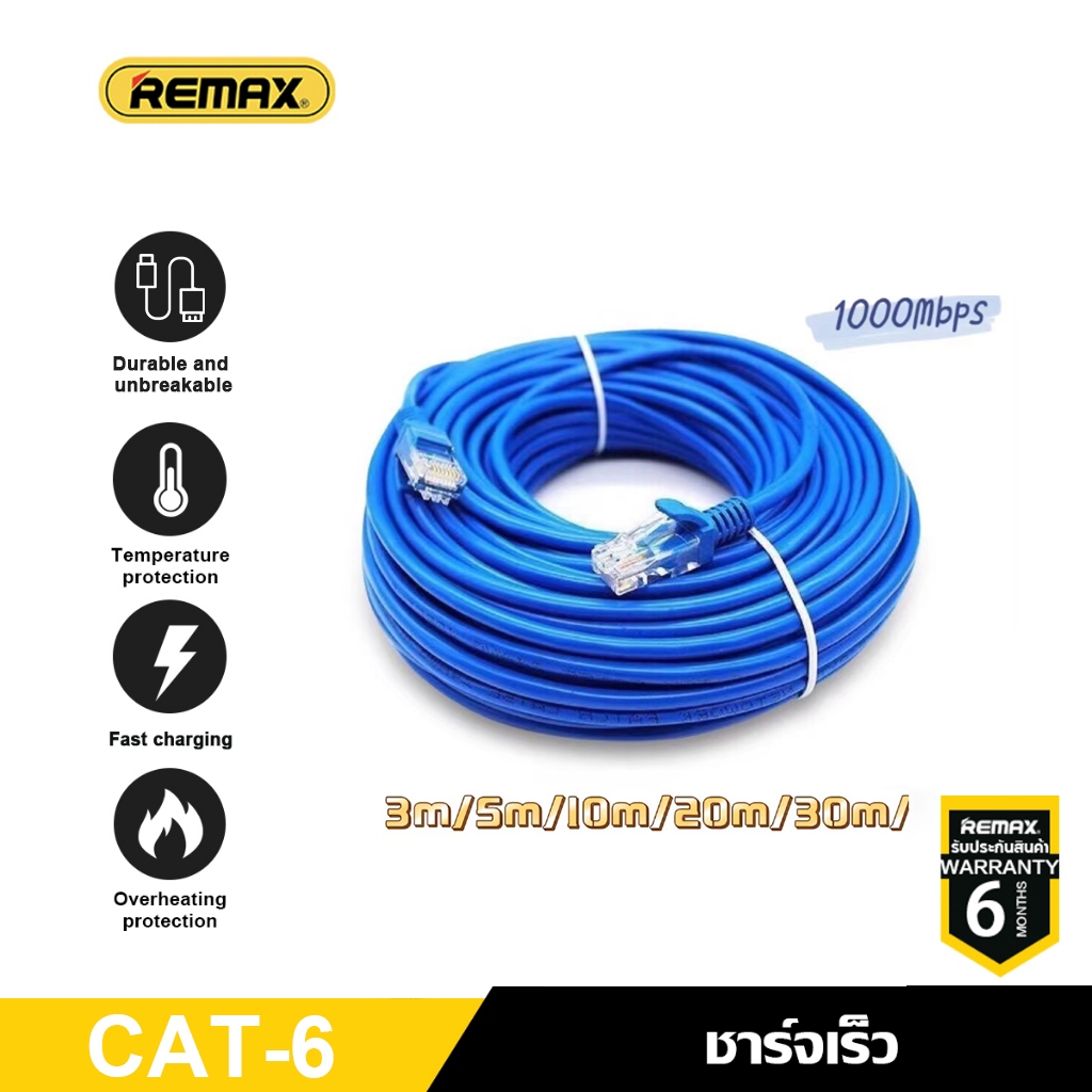 【ส่งไวจากไทย】1m ถึง 30M CAT5 RJ45 สายอีเธอร์เน็ต สาย Lan สายเครือข่ายอินเทอร์เน็ตกลางแจ้งที่มี ...