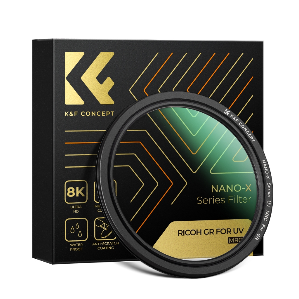 K & F Concept UV ป้องกันสําหรับ Ricoh GR IIIx GR IIIx HDF GR3X HDF GR III GR III HDF GR3 HDF ...