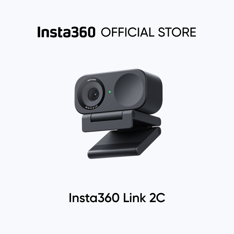 Insta360 Link 2C - 4K Webcam for PC/Mac, Sensor 1/2", Auto Framing, HDR ...