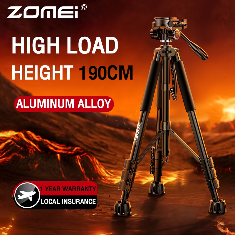 Camera tripod ขาตั้งกล้อง Zomei Series Q188 tripod ขาตั้งกล้อง ...