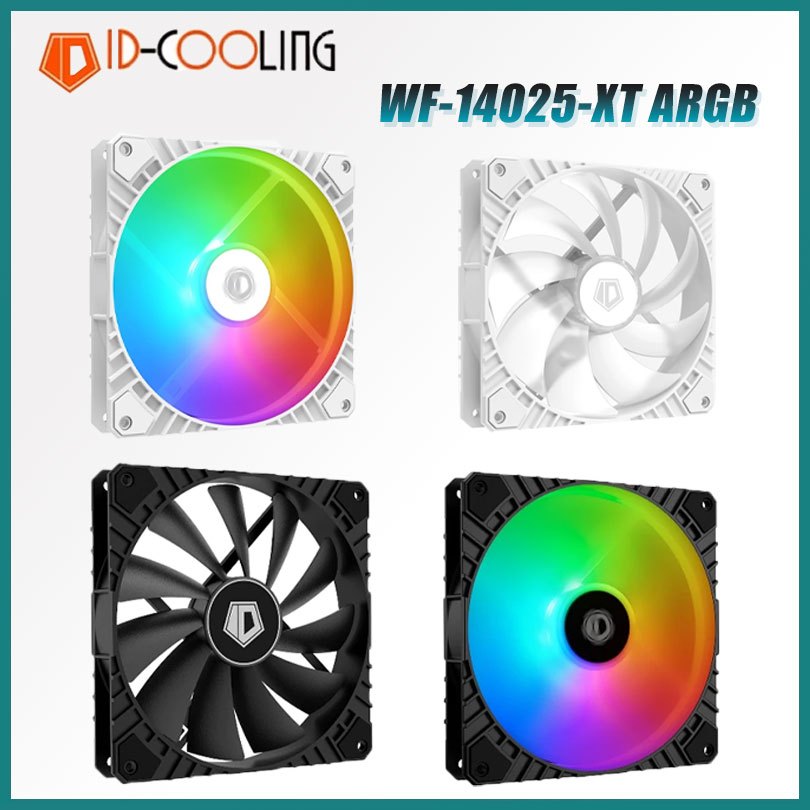 Id-cooling WF-14025-XT ARGB พัดลมระบายความร้อนแชสซี 5V3PINPWM14CM พัดลมระบายความร้อน | Shopee ...
