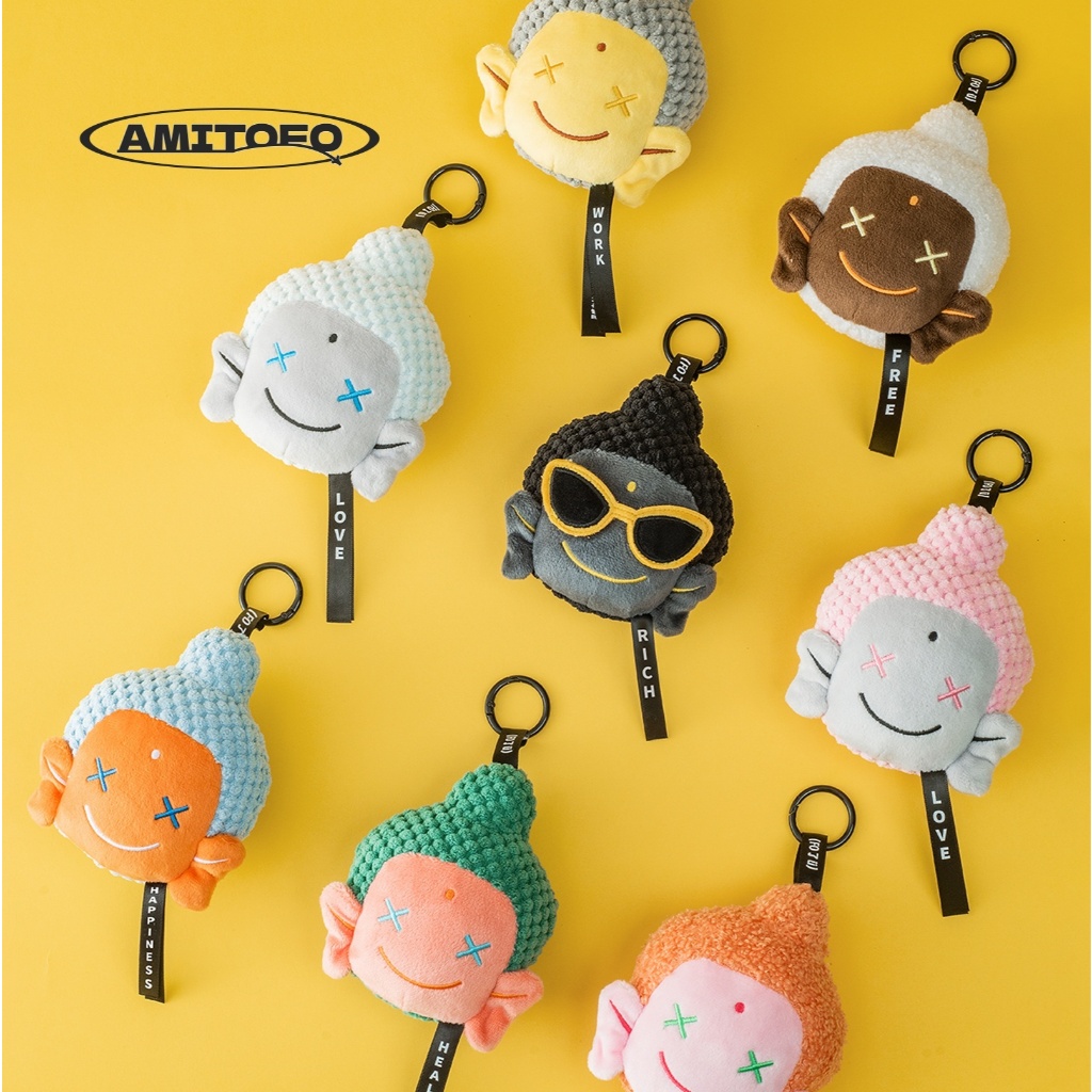 จัดส่งทันทีในประเทศไทย Amitofo โมเดลฟิกเกอร์ กล่องสุ่ม Art toy พระ ...