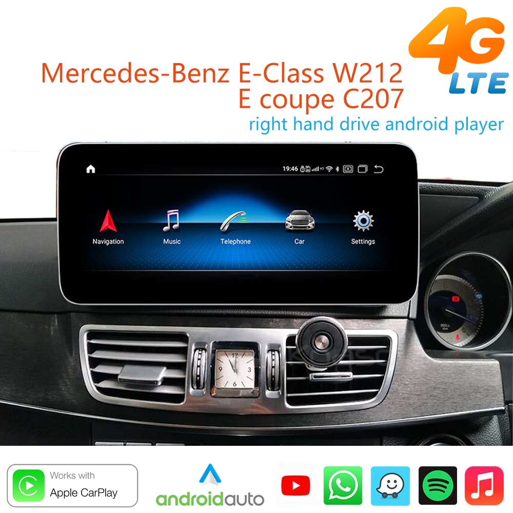 หน้าจอสัมผัส 8core 4g 64g Mercedes Benz android playerunit monitor gps ...