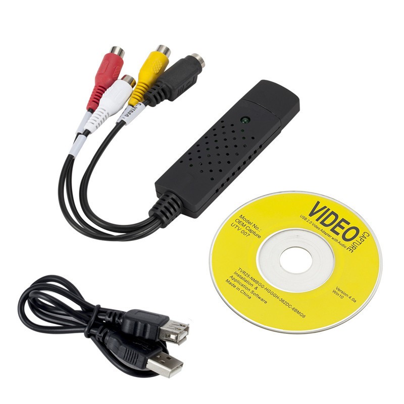 Usb 2.0 Video Capture Grabber Card อะแดปเตอร์เสียง USB VHS Box VHS DVD ...