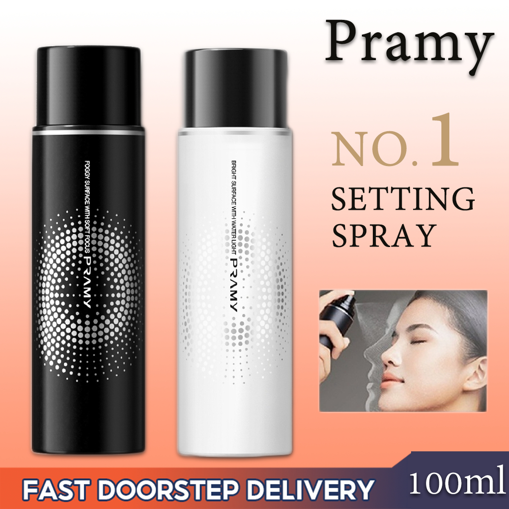 Pramy Moisturizing Makeup Setting Spray ควบคุมมัน ติดทนยาวนาน 12 ...