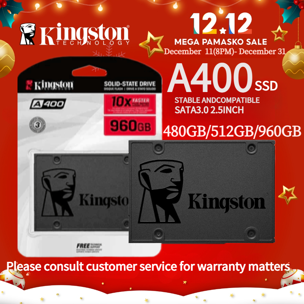 ssd m2 kingston A400 Solid SATA 3 2.5" SA400 480GB/512GB/960GB SSD ภายใน - HDD Solid-State ...