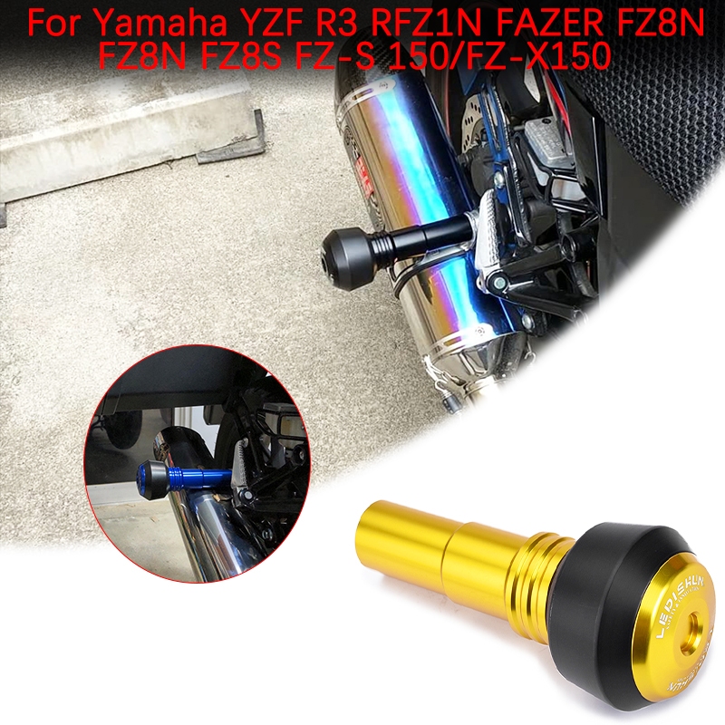 อุปกรณ์เสริมรถจักรยานยนต์กรอบไอเสีย Anti-Fall Sliders Crash Protection ...