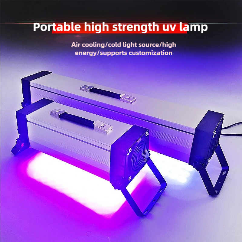 365nm/395nm/405nm แบบพกพา UV Curing Light High Power LED Light กาวเงาหมึก Ultra Air Cooling ...