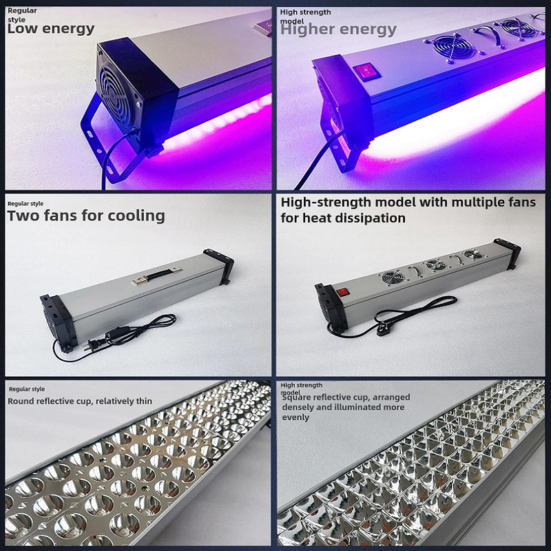 365nm/395nm/405nm แบบพกพา UV Curing Light High Power LED Light กาวเงา ...