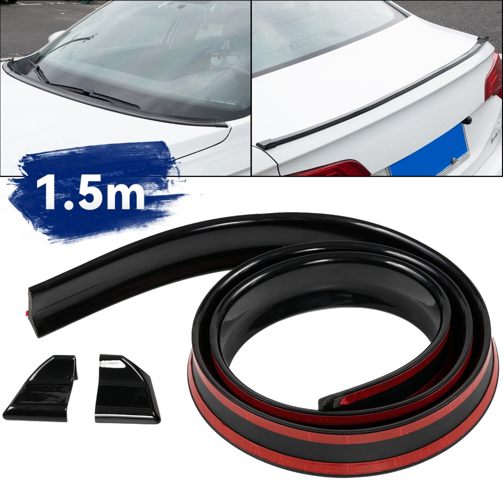 Universal 1.5M สปอยเลอร์รถแถบยางรถบรรทุกด้านหลัง Bonnet Wing Lip ...