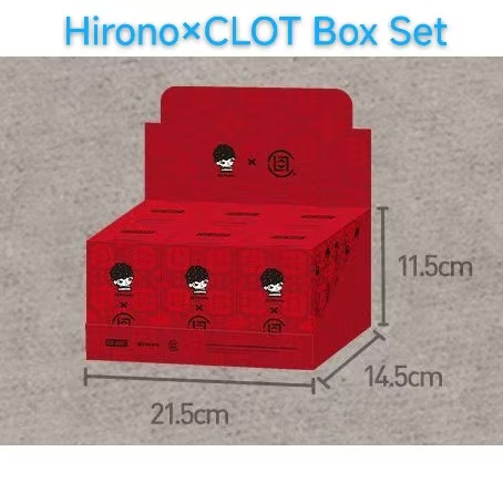 Box set POPMART hirono CLOT series hirono v8 ทั้งกล่อง 6 กล่องตาบอดฟิก ...