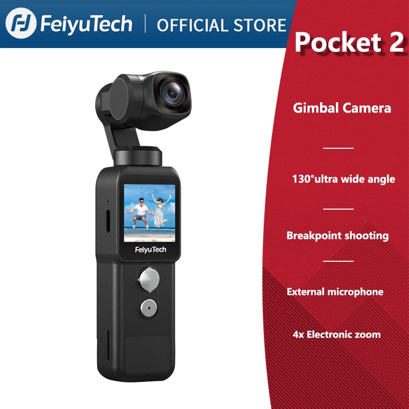 Feiyutech Feiyu Pocket 2 มือถือ 3 แกน Gimbal Stabilized 4K Video Action ...