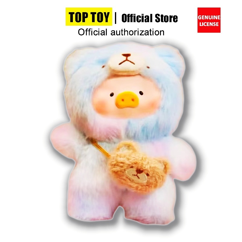Teddy LuLu pig V2 retro Teddy toy store blindbox รูปไวนิลใบหน้าตุ๊กตา ...