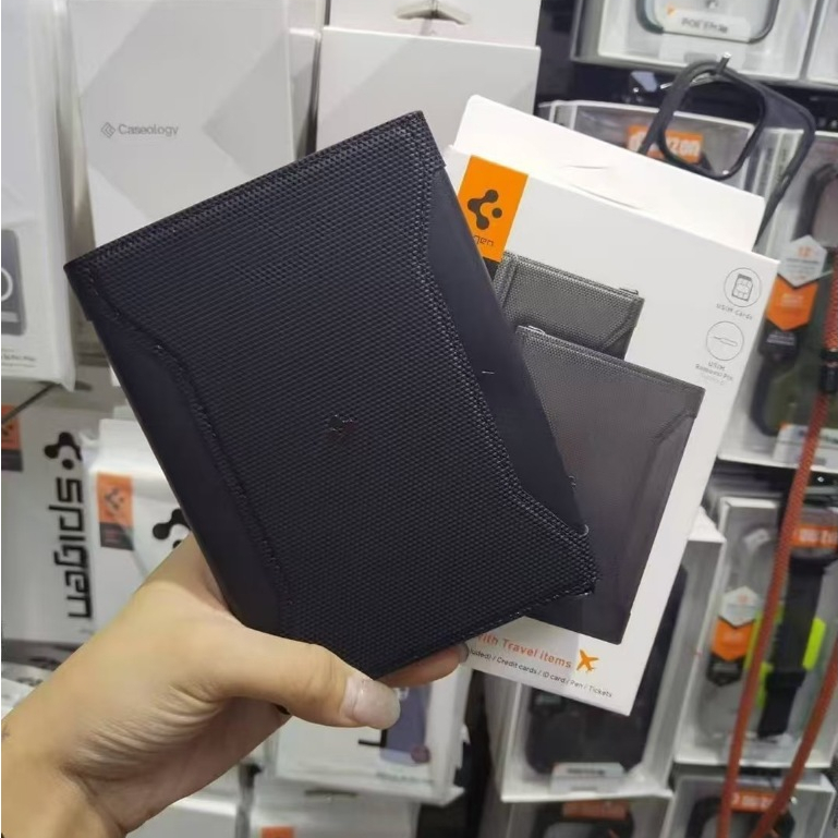 Spigen Passport Bag Document Card Holder RFID Anti-theft Brush ...