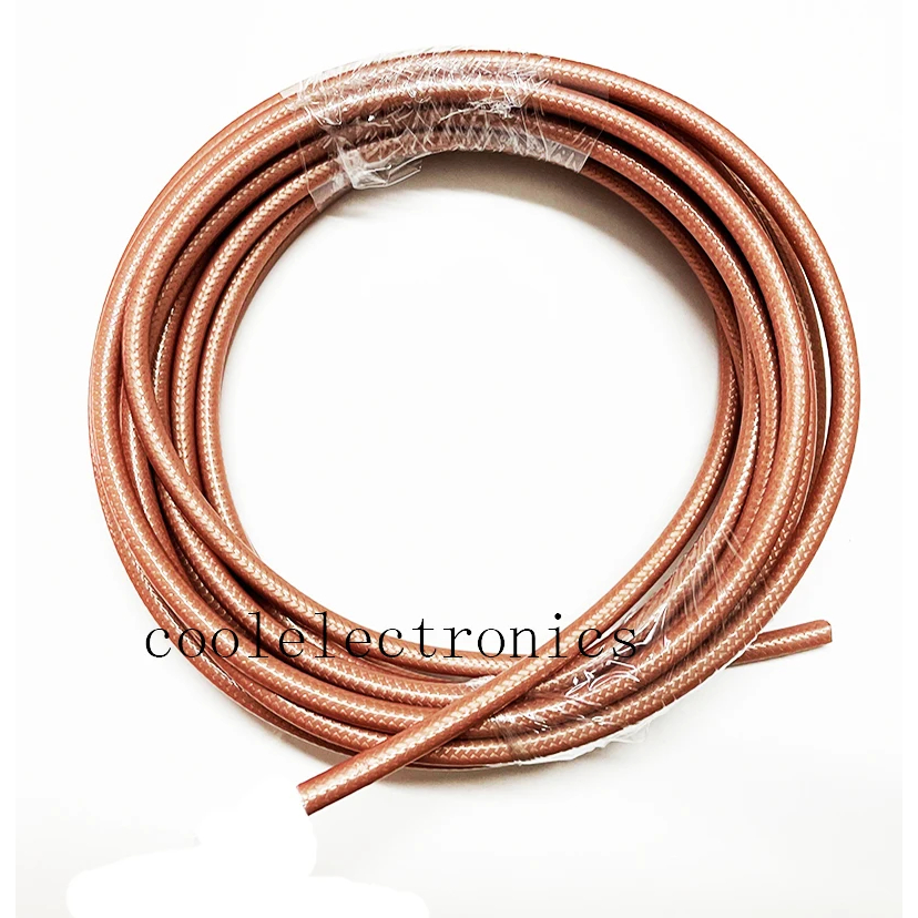 1 PC 1 M RG400 Double Shielded Copper Braid RF Coaxial Cable Adapter ...