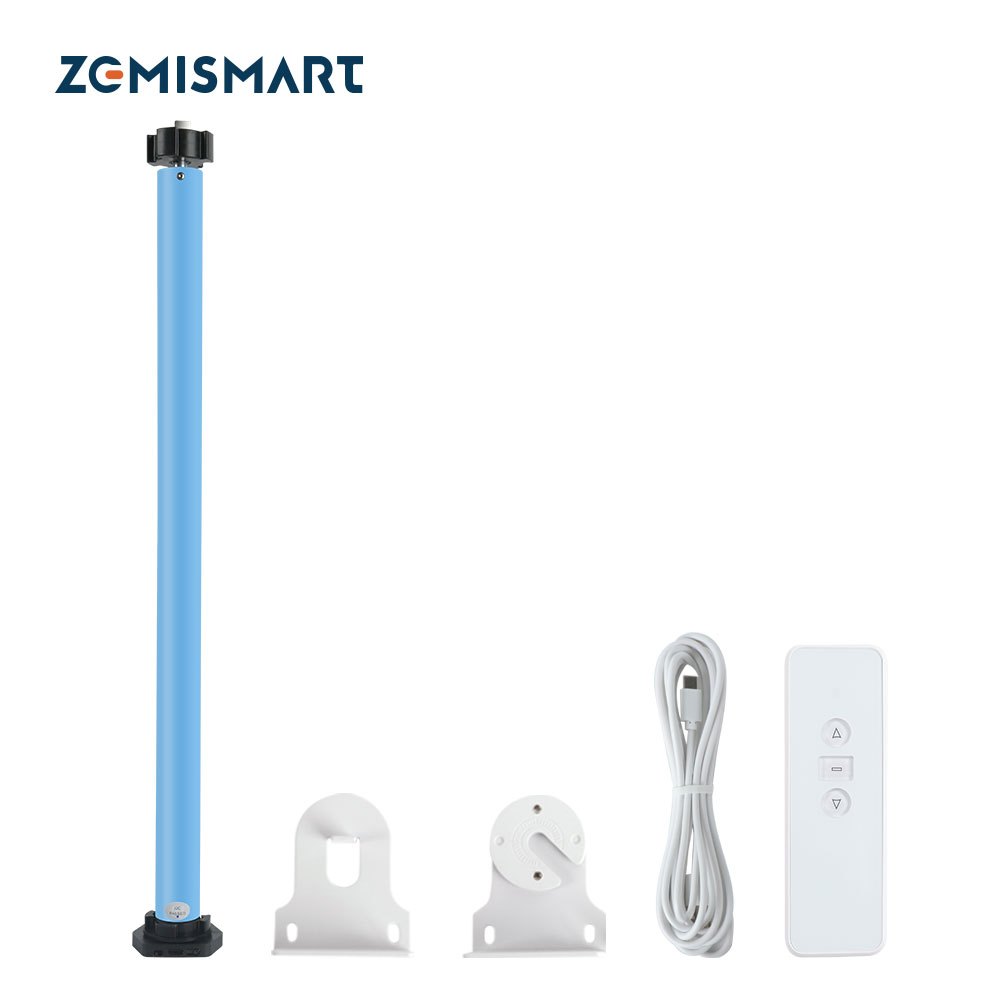 Zemismart Recharable Zigbee Blind Motor,Smart 38mm Roller Shutter,1.2N ...