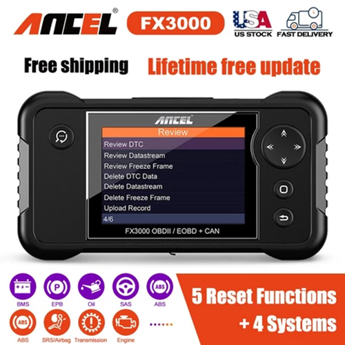 [จัจัดส่งในกรุงเทพฯ]Ancel FX3000 Full System Diagnostic Scanner OBD2 ...