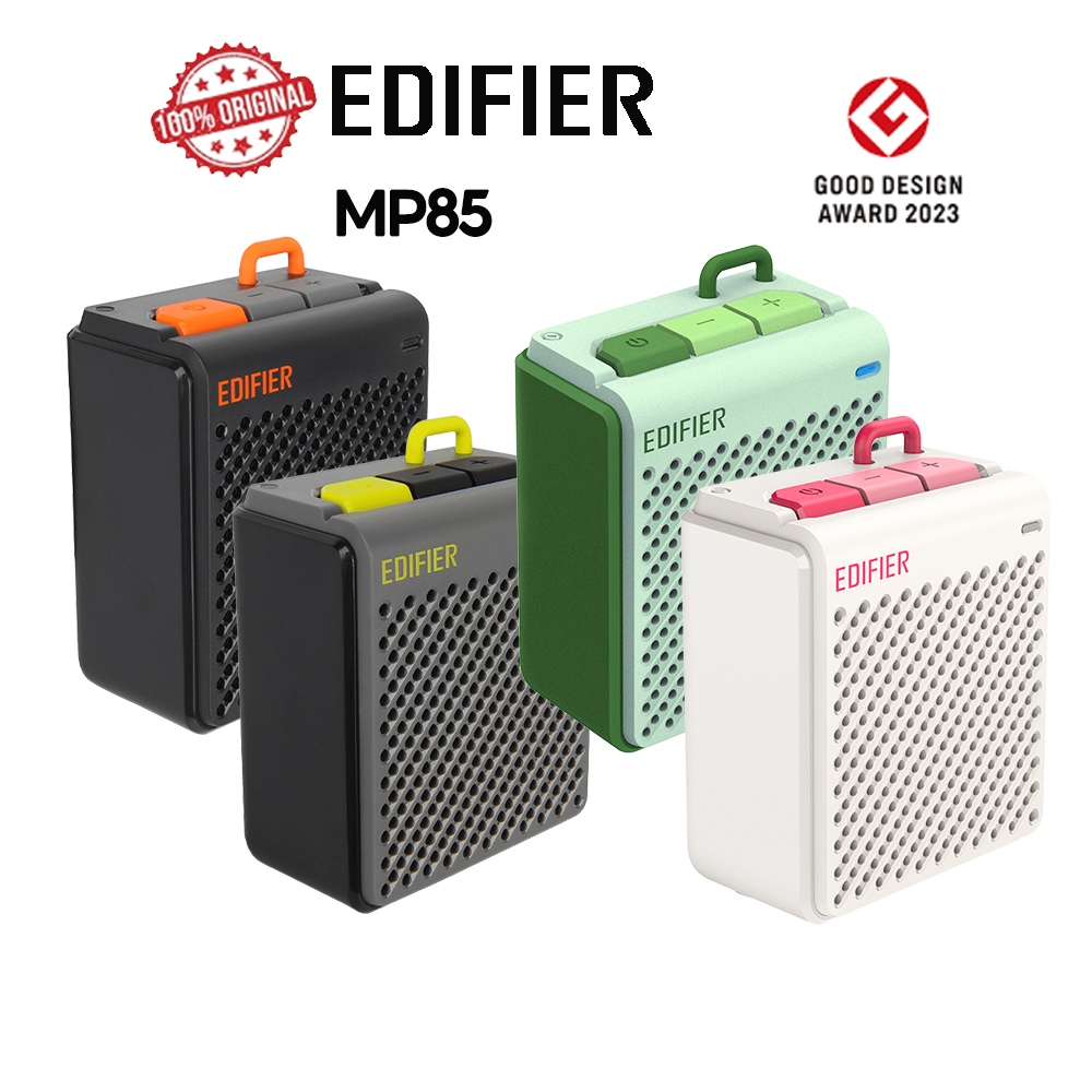 Edifier MP85 ลําโพงบลูทูธพกพาขนาดเล็ก เวลาเล่น 8 ชม. พร้อมสายคล้อง น้ําหนักประมาณ 70 กรัม ...
