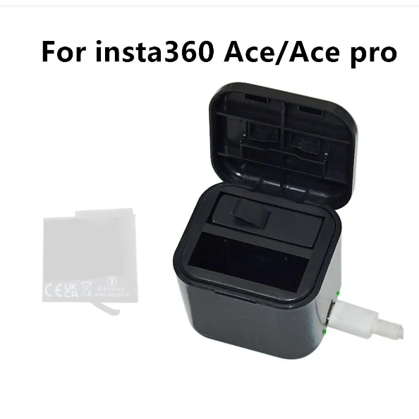 แบตเตอรี่ Fast Charger สําหรับ Insta360 Ace Pro 2/Ace Pro/Ace Dual ...