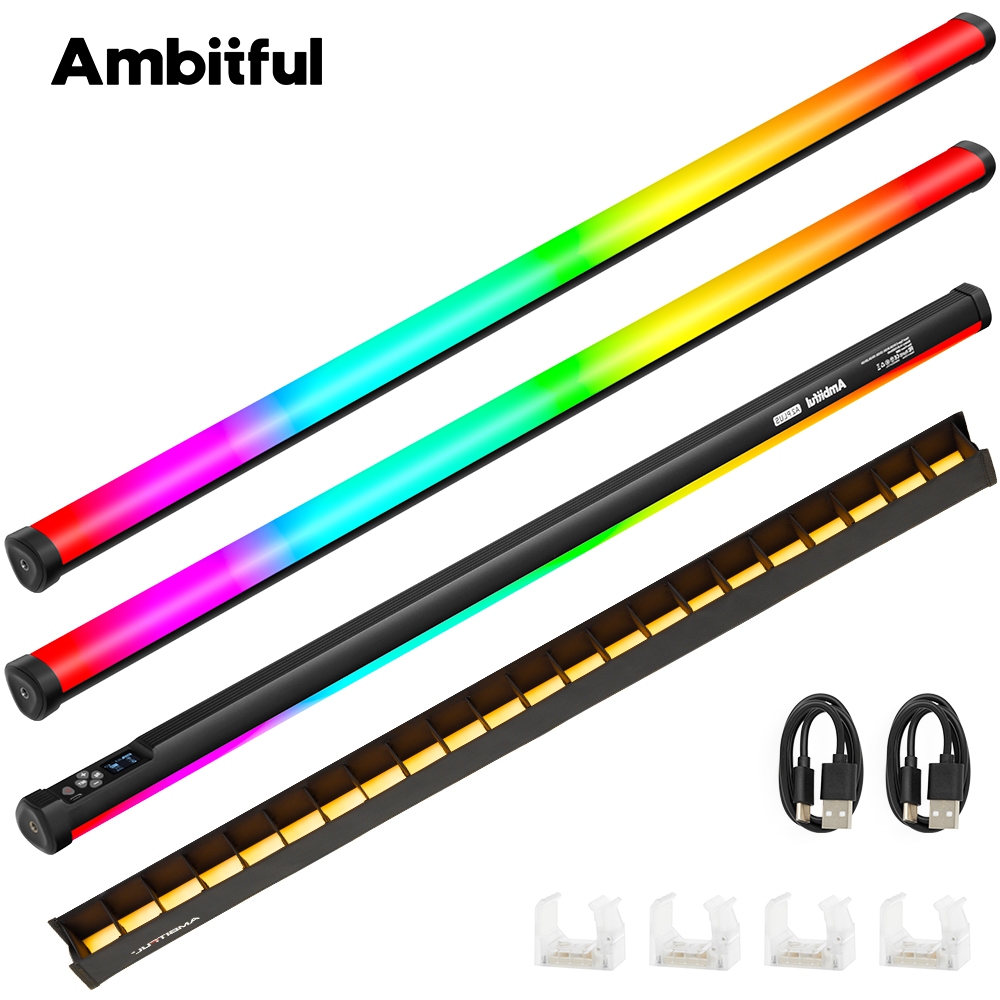 Ambitful A2 plus 2500K-8500K RGB Tube Light Full Color LED Video Stick ...