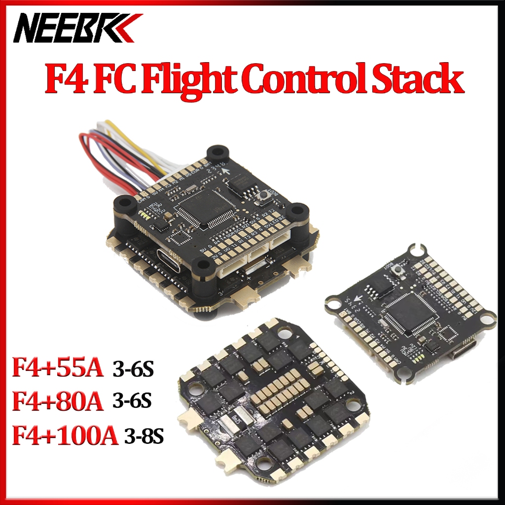 F4 FC Flight Control Stack 3-6S 8S BLS-55A/80A/100A BLHELIS 4 in 1 ESC สําหรับ RC FPV Racing ...