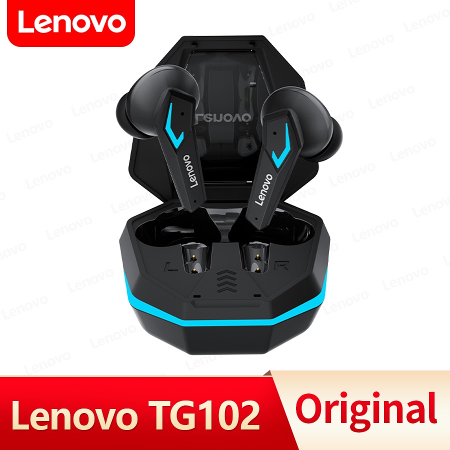 Lenovo TG102 หูฟังเกมมิ่ง บลูทูธ 5.4 เสียงดี HD Calls ความล่าช้าต่ํา ...