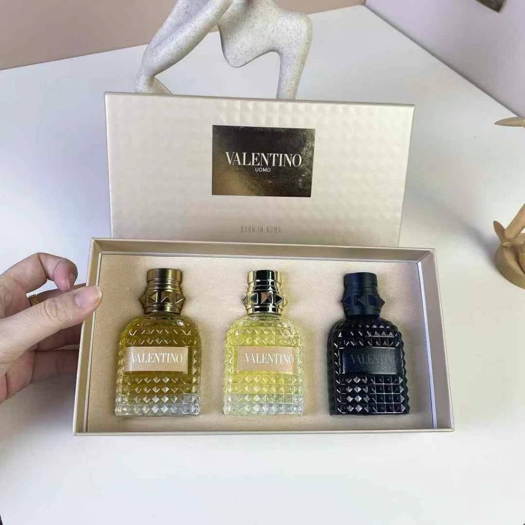 Warren Tiannu Perfume Medium Sample 30ml ชุดสามชิ้นกล่องทอง 30ml * 3 ...