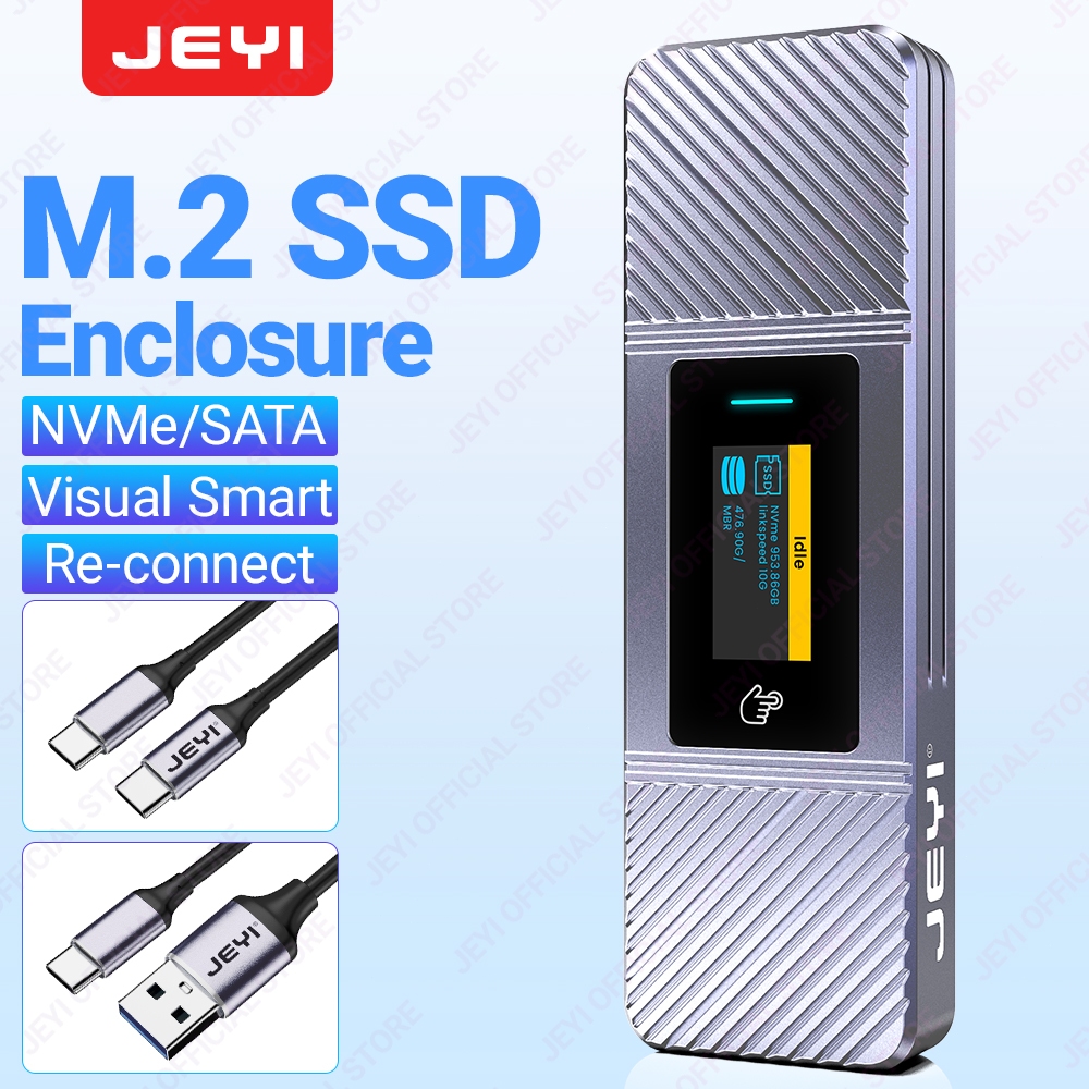 Jeyi Visual Smart M.2 NVMe NGFF SSD ตลับหมึก พร้อมตัวป้องกันการเขียน 5 ...