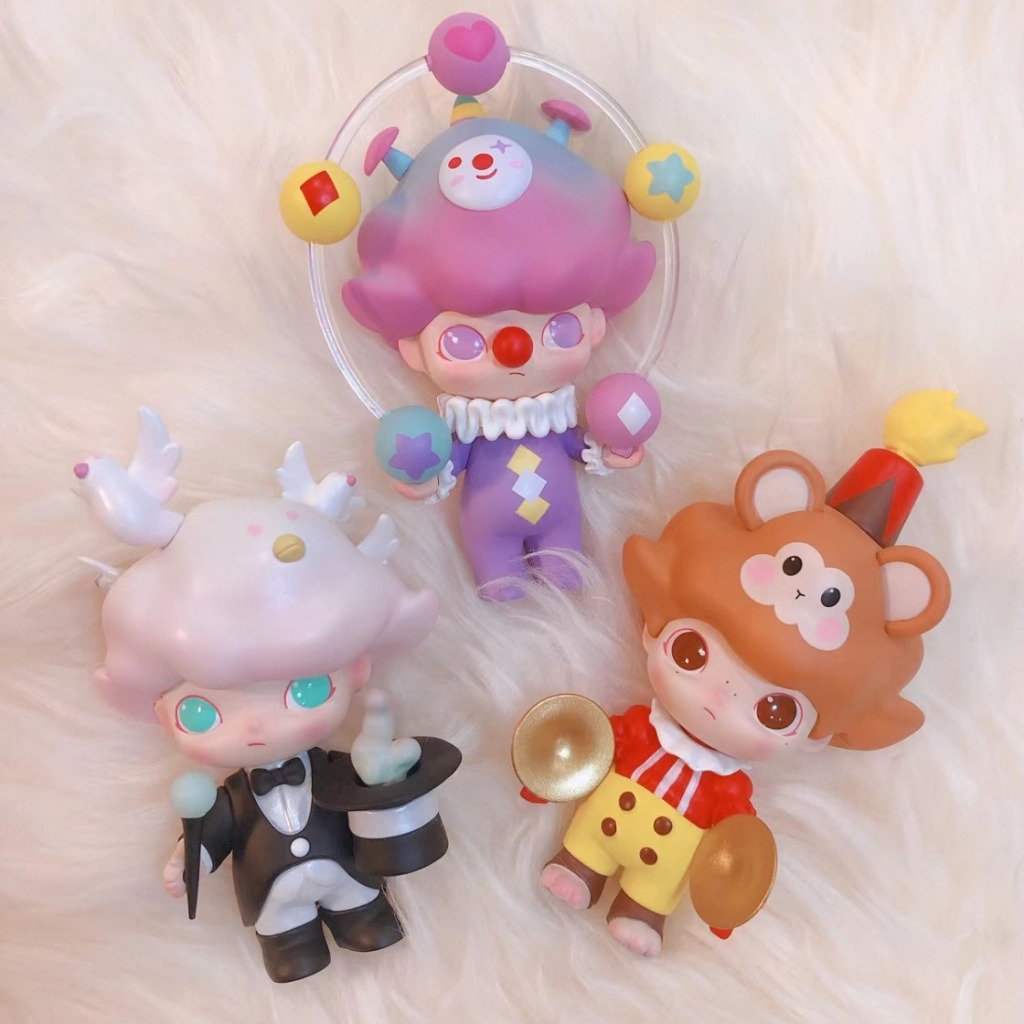 【ของแท้】popmart dimoo Midnight Circus series กล่องสุ่ม ตุ๊กตาฟิกเกอร์ ...
