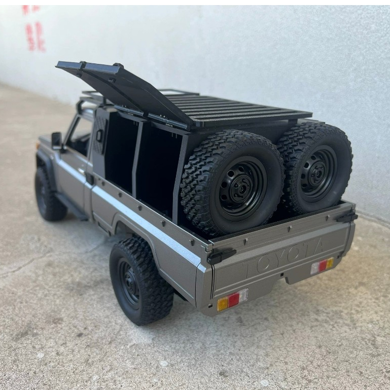 Koshobby MN82 MN82 pro ดัดแปลงด้านหลังถัง Toyota LC79 รีโมทคอนโทรลรถ ...