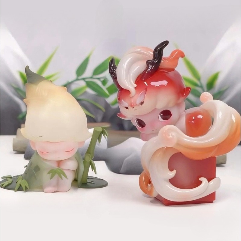 [ ของแท้ ] POPMART DIMOO A Feng Yue Series Blind Box doll Action ...