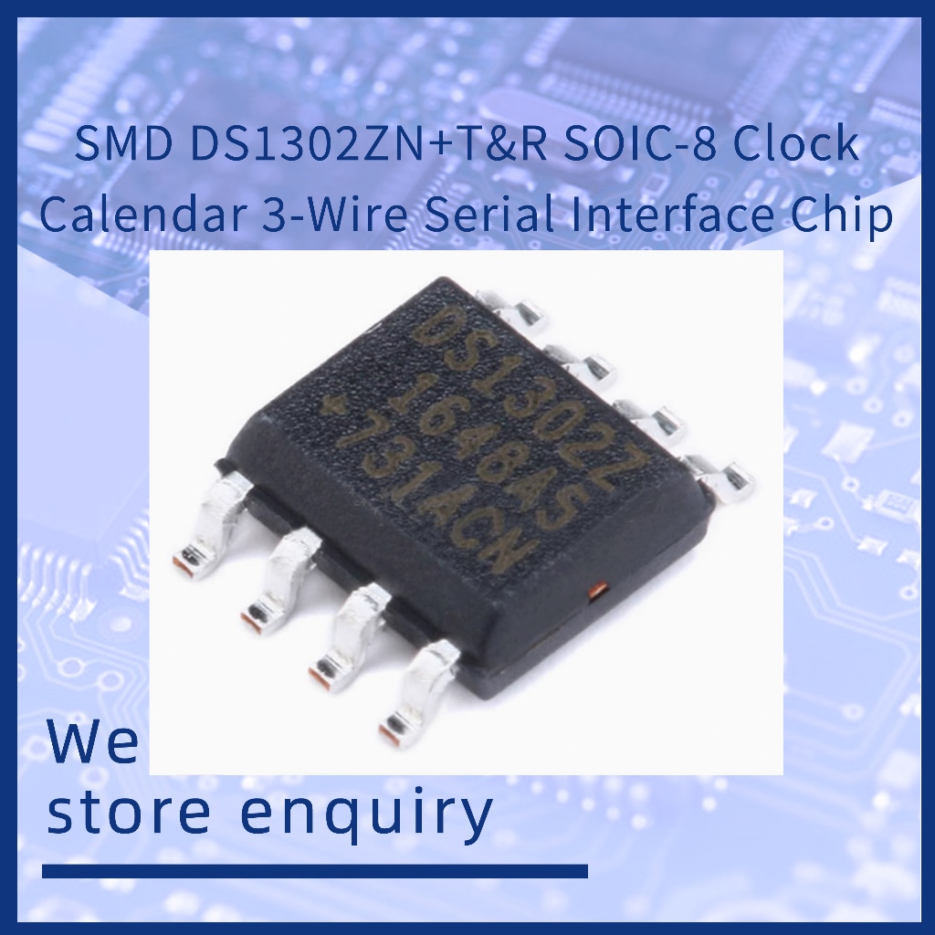Smd DS1302ZN+T&R SOIC-8 ปฏิทินนาฬิกา ชิปอินเทอร์เฟซอนุกรม 3 สาย | Shopee Thailand