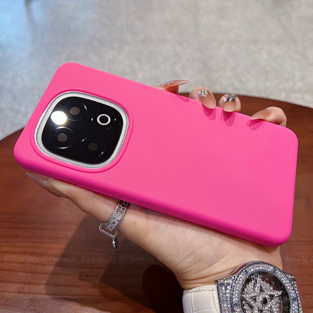 สําหรับ Vivo IQOO 13 Casing Liquid Silica Gel Hard Phone Case Cover ...