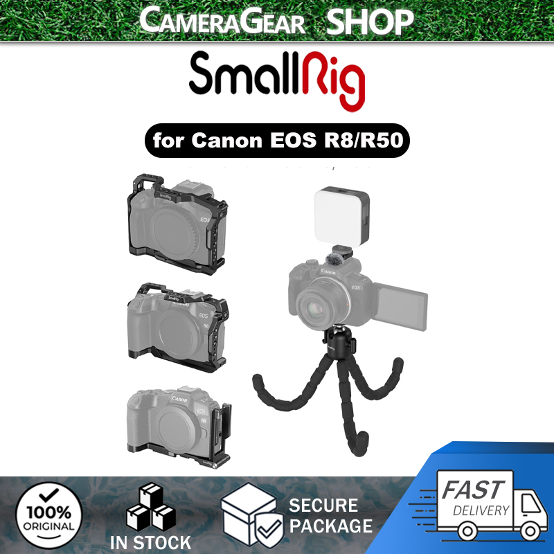 Smallrig Canon EOS R8/R50 อุปกรณ์เสริมCage/L-Bracket/Vlogging ขาตั้ง ...