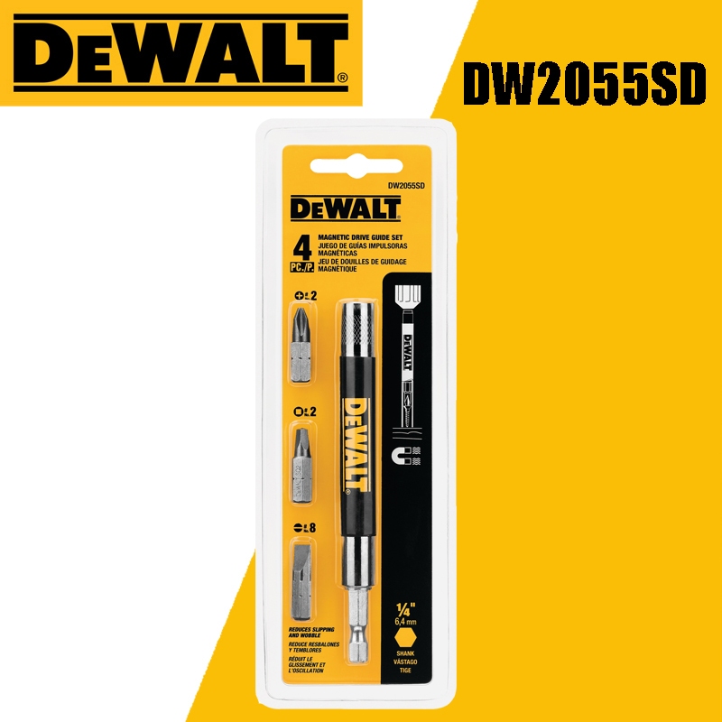 Dewalt DW2055SD ผู้ถือบิตแม่เหล็ก Hex Shank Compact Rapid Load Bit ติด ...