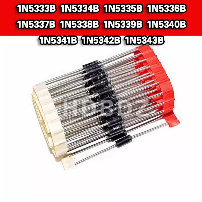 10-40pcs 1N5333B 1N5334B 1N5335B 1N5336B 1N5337B 1N5338B 1N5339B 1N5340B 1N5341B 1N53B 1N5342 5W ...