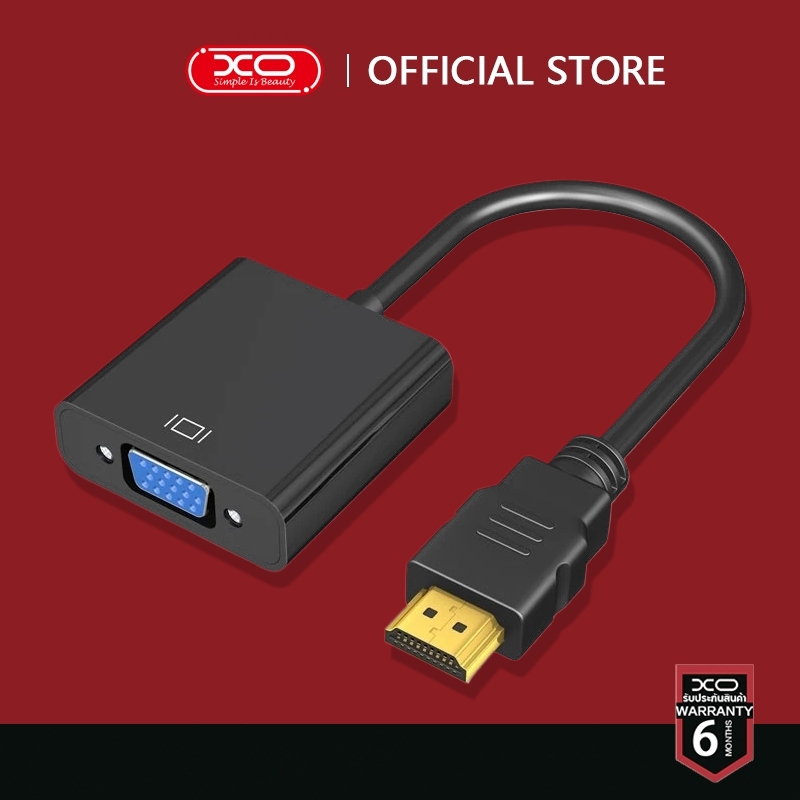 อะแดปเตอร์ VGA เป็น HDMI VGA Dual Display Splitter Converter พร้อมเสียง ...