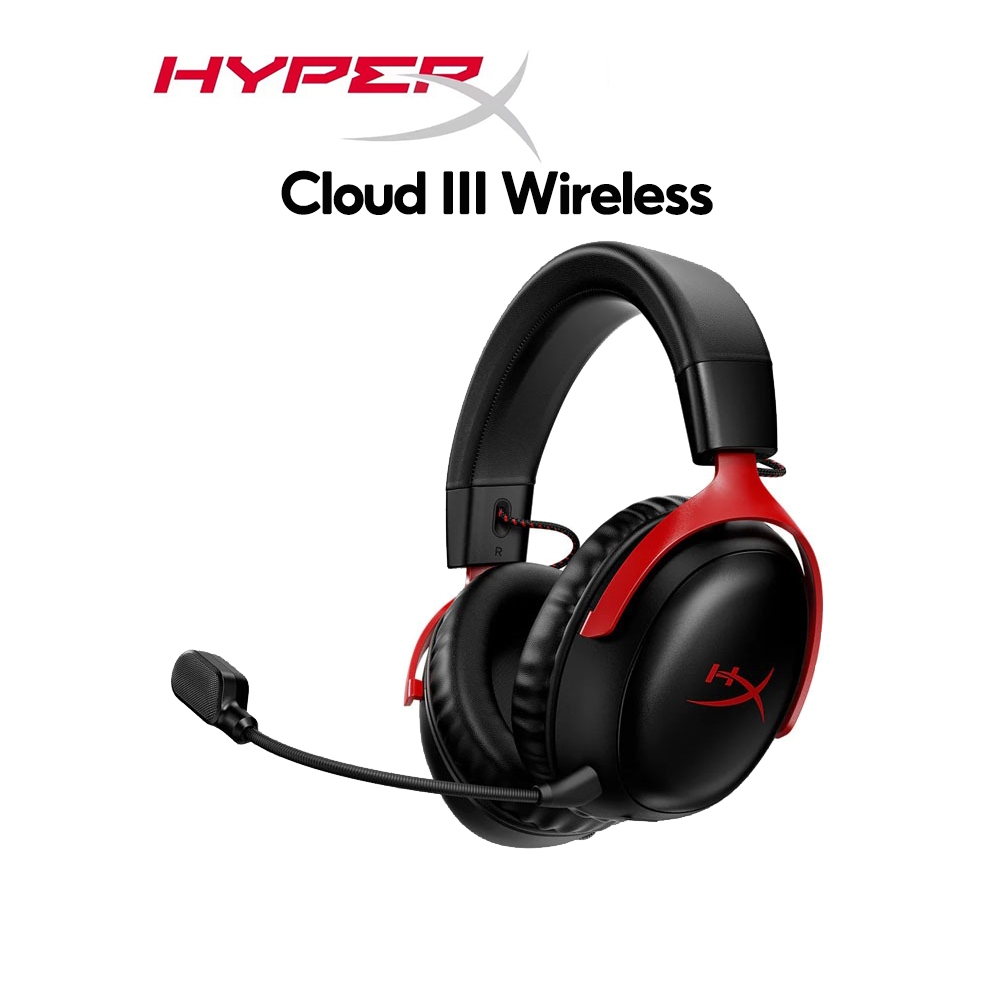 HyperX Cloud III,ชุดหูฟังเล่นเกมไร้สาย ชุดหูฟัง USB ไร้สาย 2.4g ...