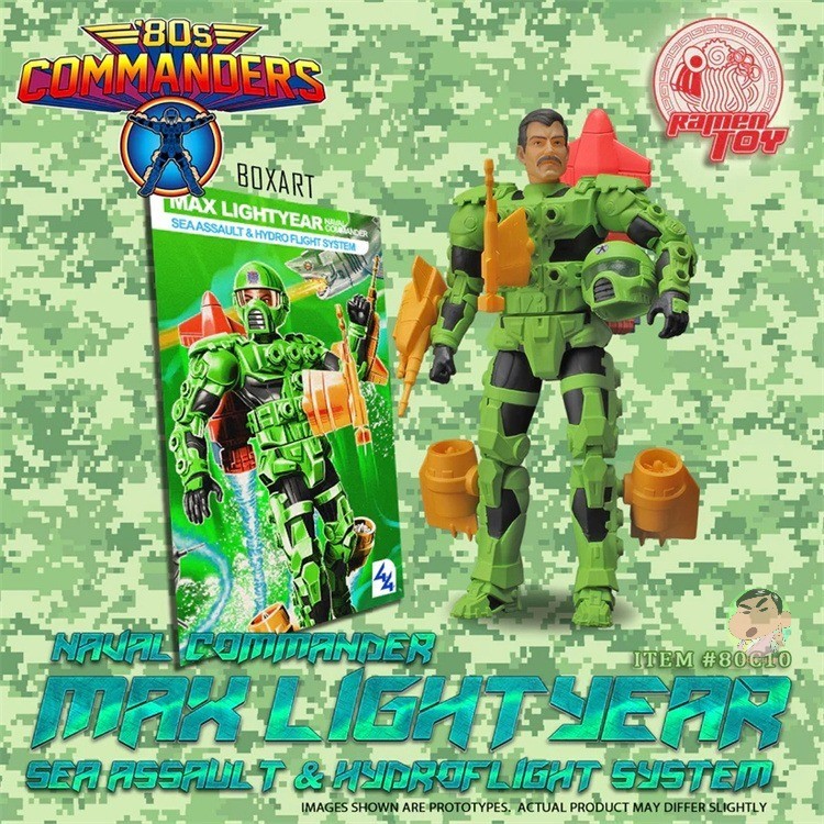 Ramen Toy 1/12 80C10 80s Commanders Sea Commander Max Lightyear Action ...