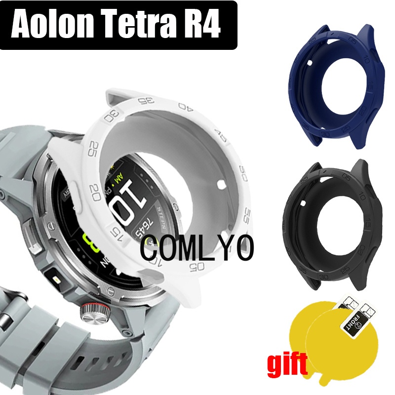 สําหรับ Aolon Tetra R4 กรณีสมาร์ทนาฬิกาป้องกันกันชน Soft TPU CasesTetra ...