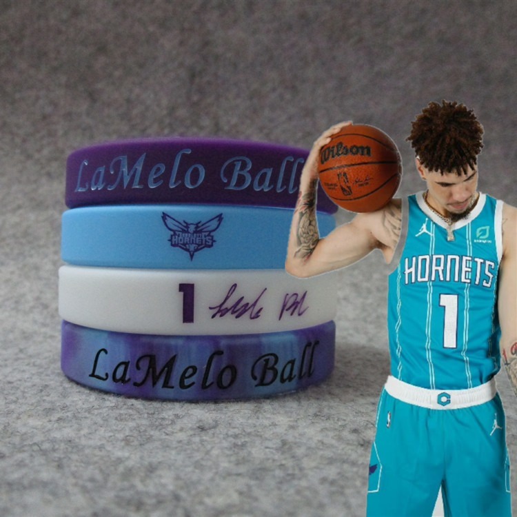 Lamelo Ball signature sports bracelet สายรัดข้อมือซิลิโคน | Shopee Thailand